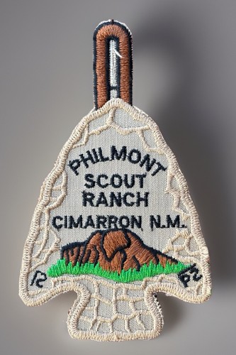 BSA Philmont Boy Scout Ranch Arrowhead Embroidered Patch - Cimarron NM | eBay