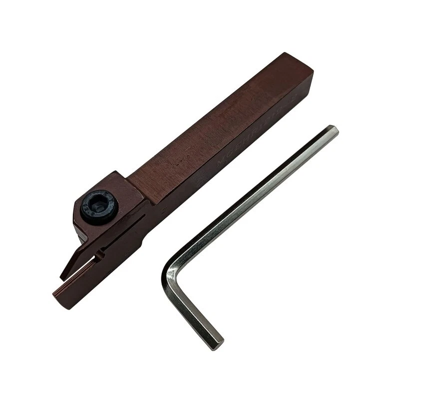 MGEHR1212 Spring Steel Tool Holder Set & 10pcs 2mm Carbide Grooving ...