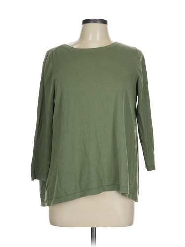 Ann Taylor LOFT Outlet Women Green Pullover Sweater L | eBay