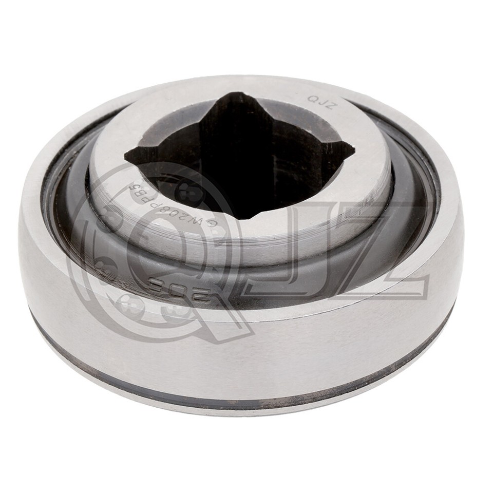 [2-Pack] GW208PPB5 Disc Harrow Ball Bearing [1-1/8" Square Bore x 80 mm ...