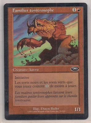 MTG Magic PLS - Thunderscape Familiar/Familier tonitrosophe, French/VF | eBay