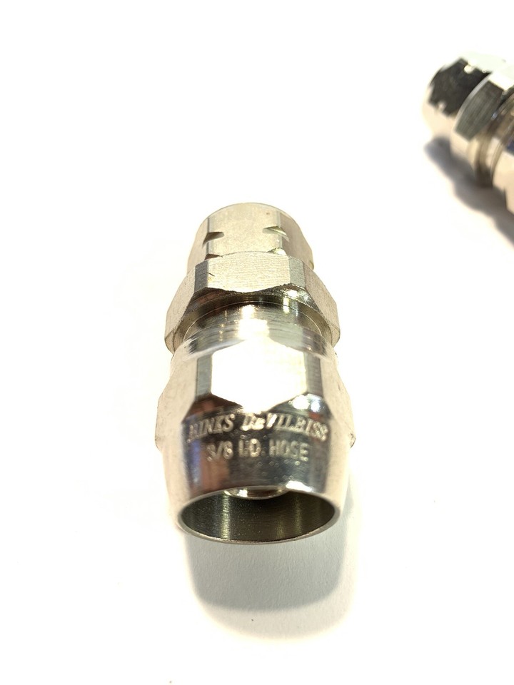 2-Binks DeVILBISS 72-1328 Swivel Connector Fitting 3/8” NPS x 3/8” ID ...