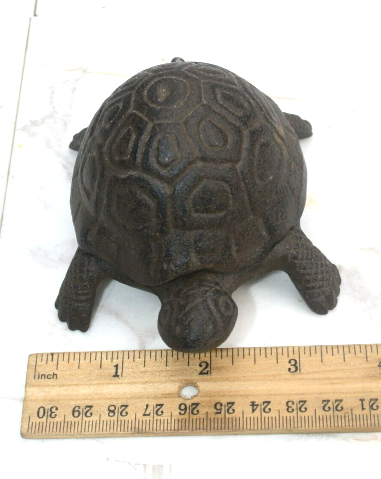 Vintage Turtle Box Cast Iron Trinket Box Storage ~ SPI San Pacific ...