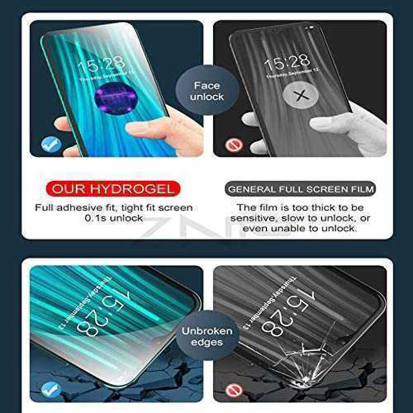 5 Pack Hydrogel Screen Protector Cover for Samsung Galaxy S26 S25 S24 ...
