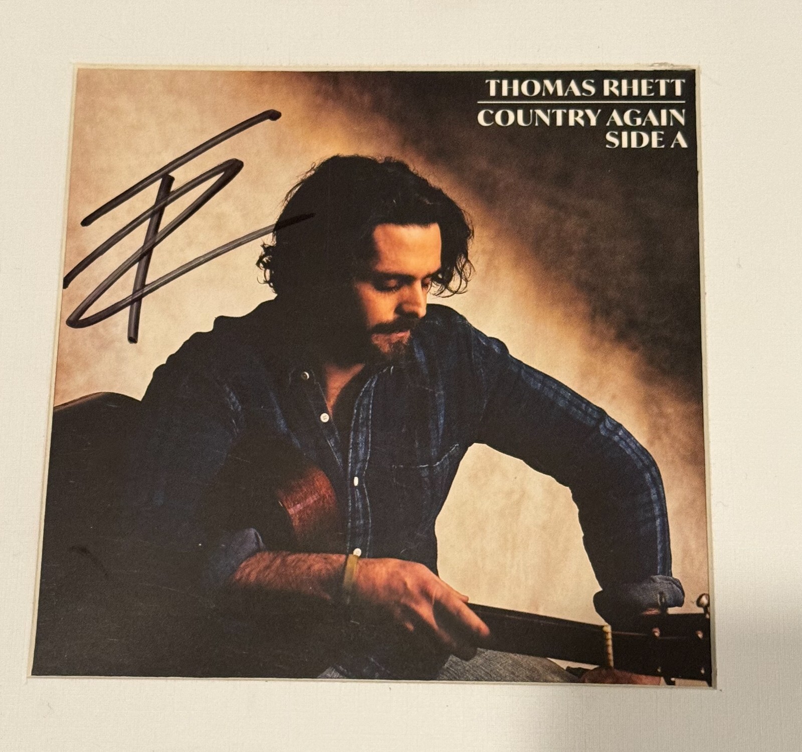 Thomas Rhett Signed Autograph Country Side Again Side A Framed CD ...