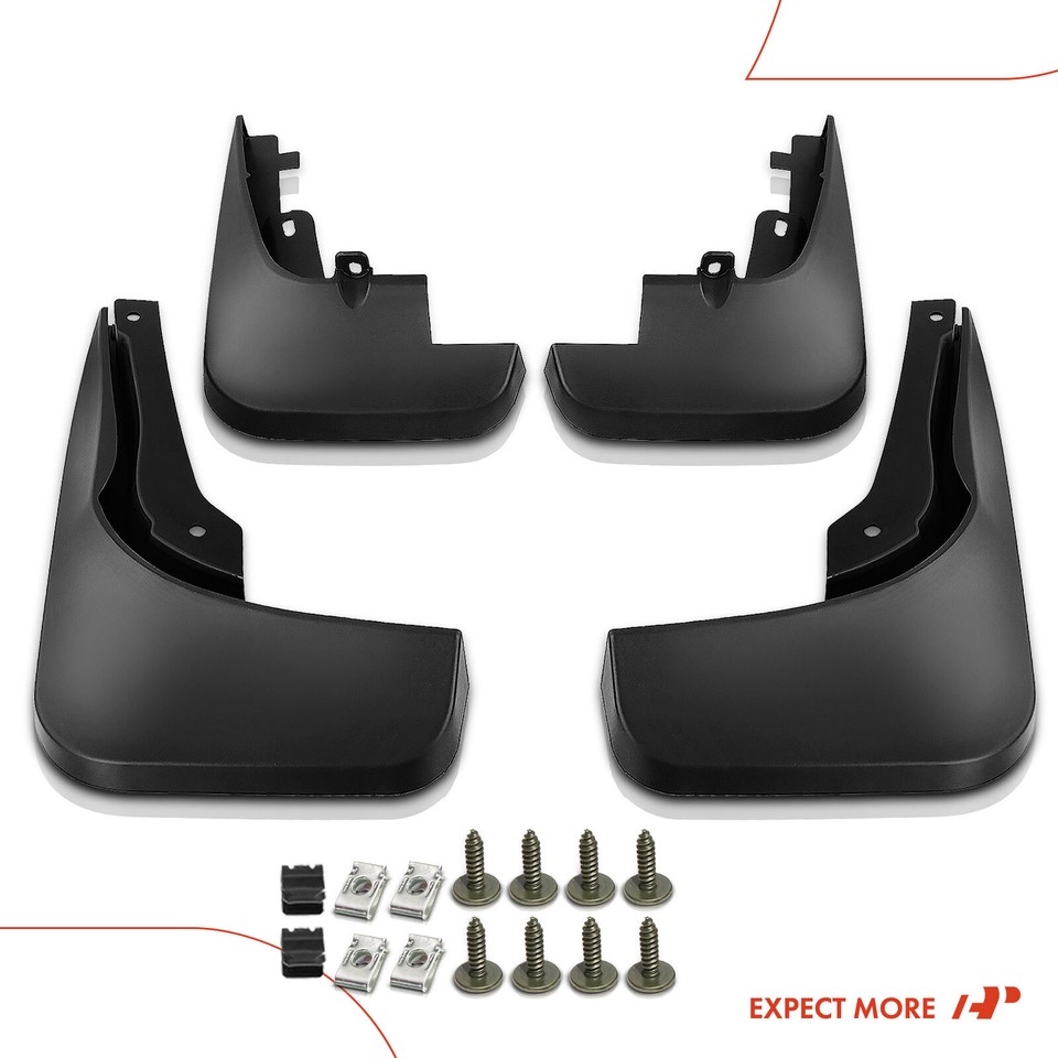 Set of 4 Splash Guards Mud Flaps Mudguard Front & Rear for Audi Q5 2009 ...