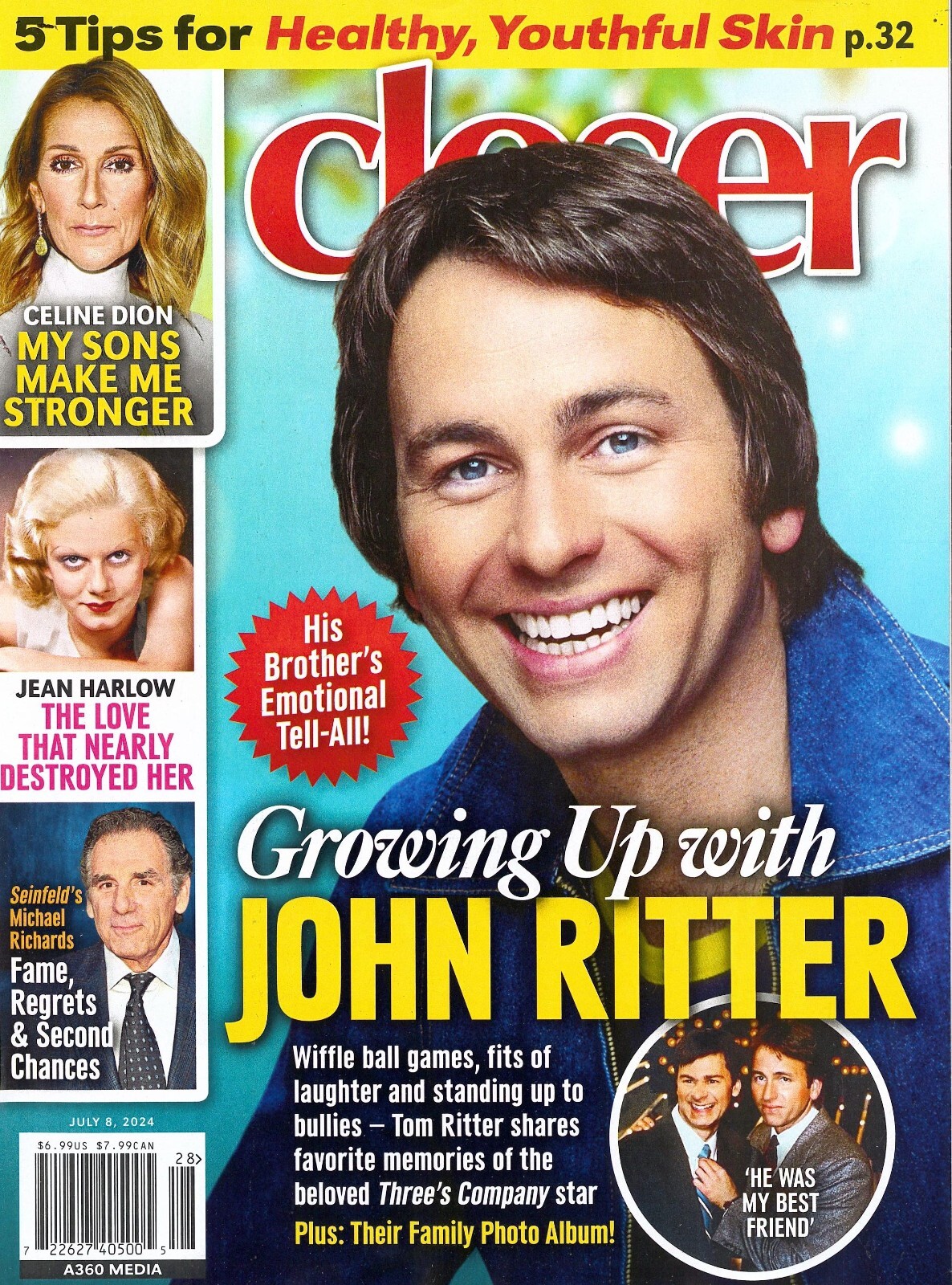 CLOSER MAGAZINE - JULY 8, 2024 - GROWING UP WITH JOHN RITTER | eBay