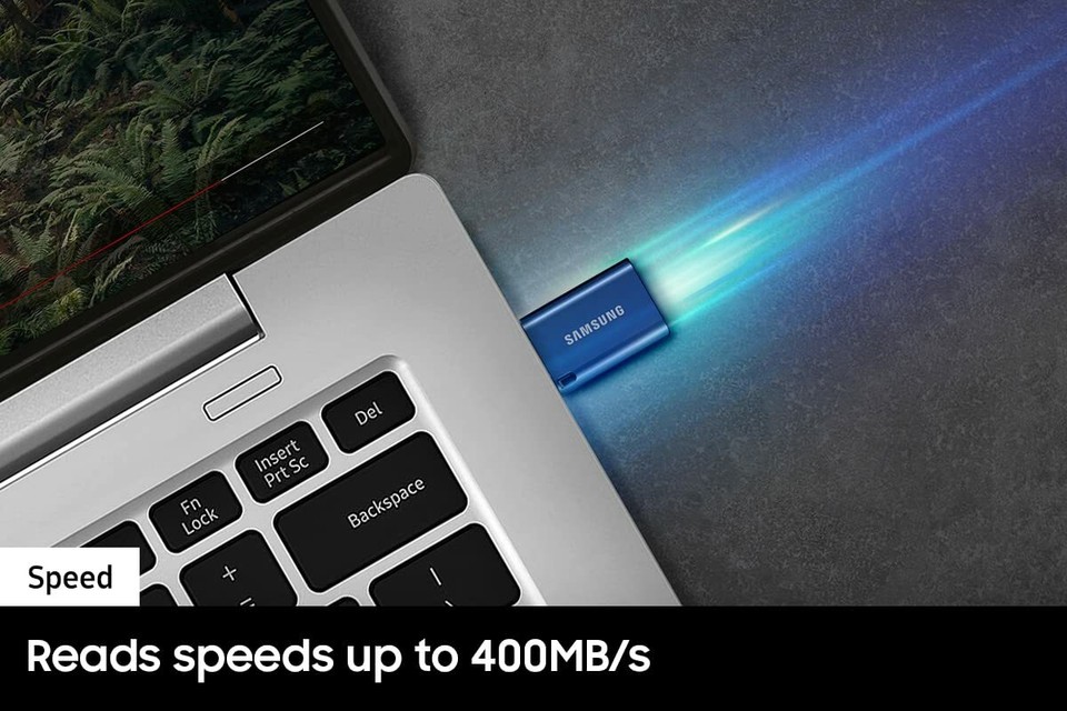SAMSUNG Type-C™ USB Flash Drive 128GB Transfers 4GB Files in 11 Secs w ...