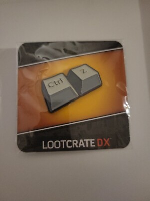Keyboard Keys Ctrl + Z Loot Crate DX Box Exclusive Enamel Pin | eBay
