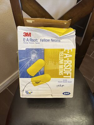 3M 310-1001 E-A-R Classic Uncorded Foam Yellow 29dB Ear Plugs (170 ...