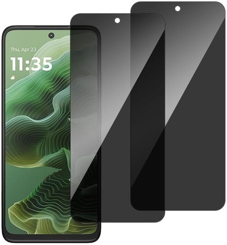 For Motorola Moto G35 Privacy Glass Anti Spy Screen Protector 9H ...