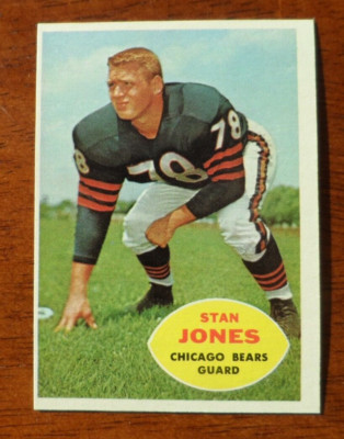 1960 TOPPS FOOTBALL #17 STAN JONES CHICAGO BEARS NM A-2612 | eBay