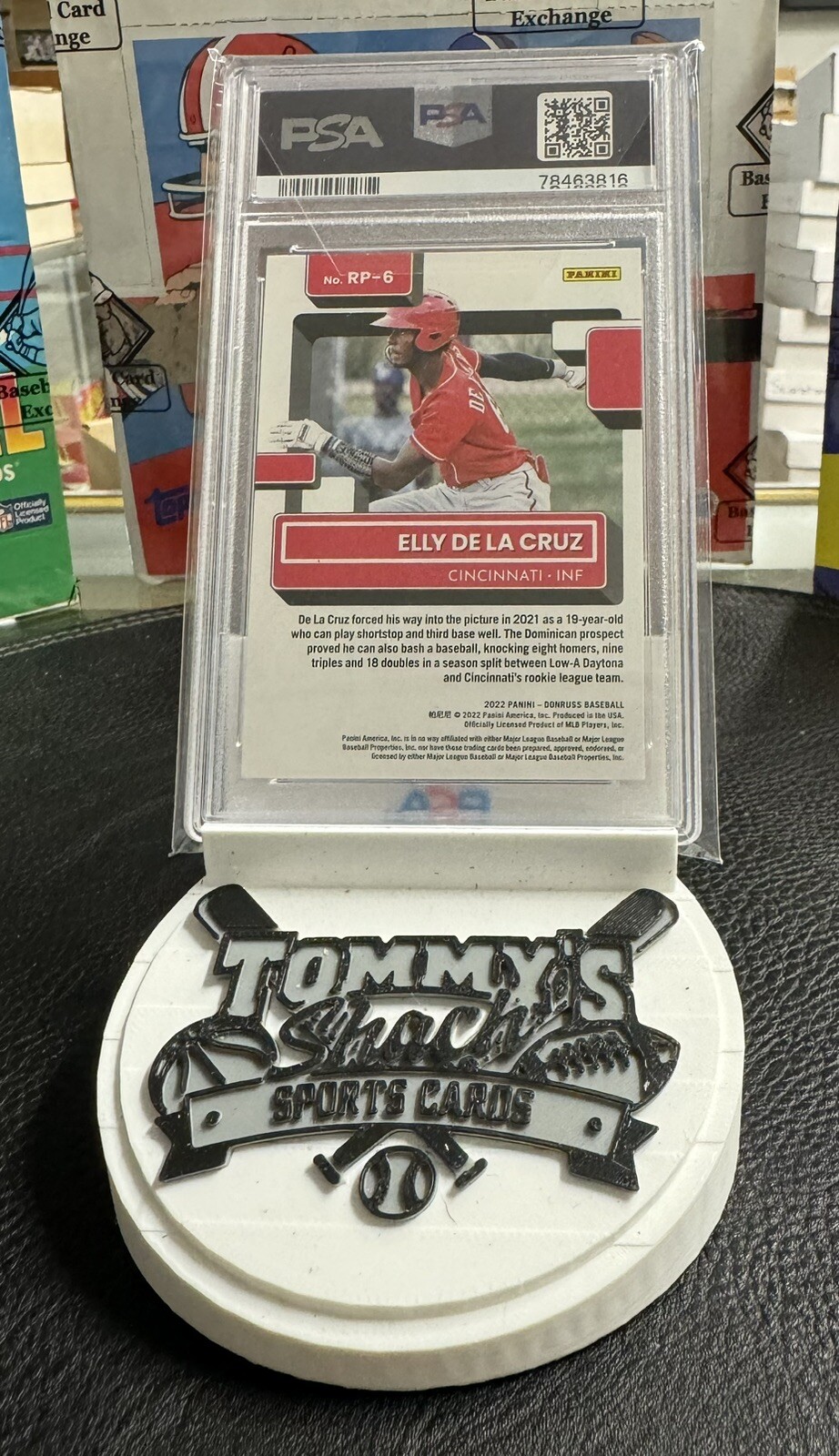 2022 Panini Donruss - Rated Prospect Rapture #RP-6 Elly De La Cruz (RC ...