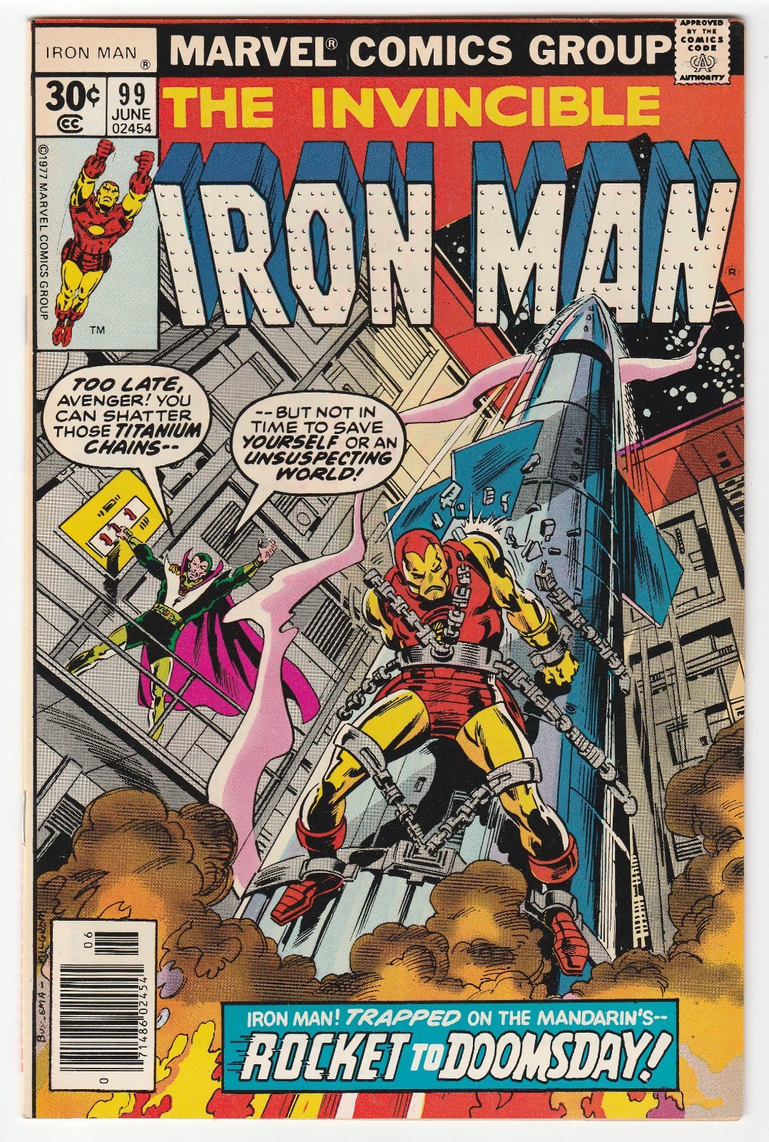Iron Man #99 June 1977 VF- 7.5 Marvel Comics | eBay