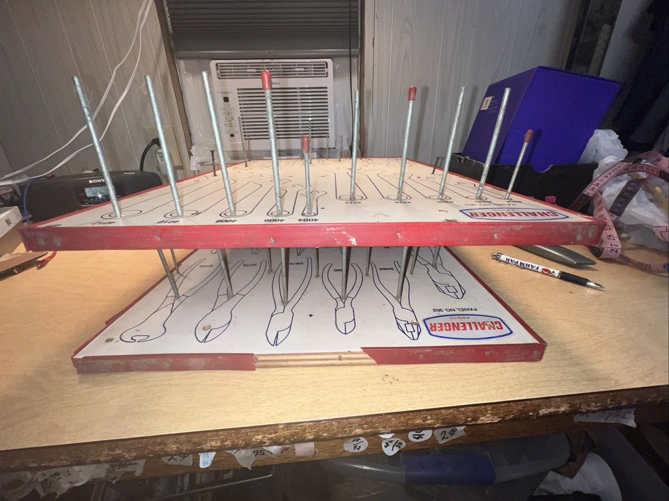 Challenger By Proto Vintage Wrench & Pliers Wall Display & Organizer ...