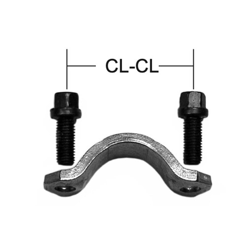 250-70-18X25 Spicer Universal Joint Strap Kit SPL250 Series Bearing Cap ...