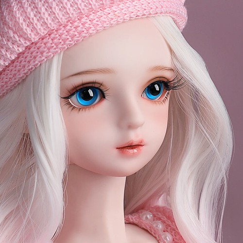 1/3 BJD DOLL with Dress 60cm Female Women Girls Pink Dress Assembled ...