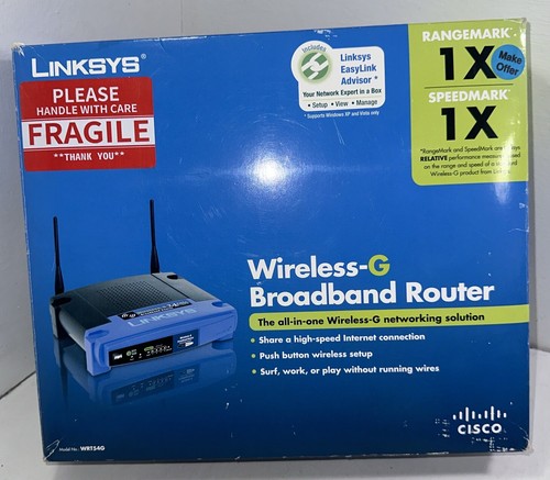 Linksys Open Source WiFi Wireless-G Broadband Router 2.4GHz Cisco ...