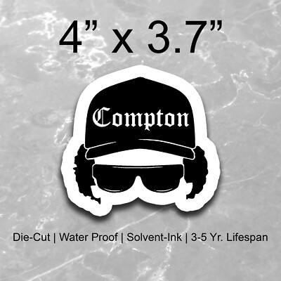 Eazy E Easy Compton vinyl bumper sticker car decal | eBay