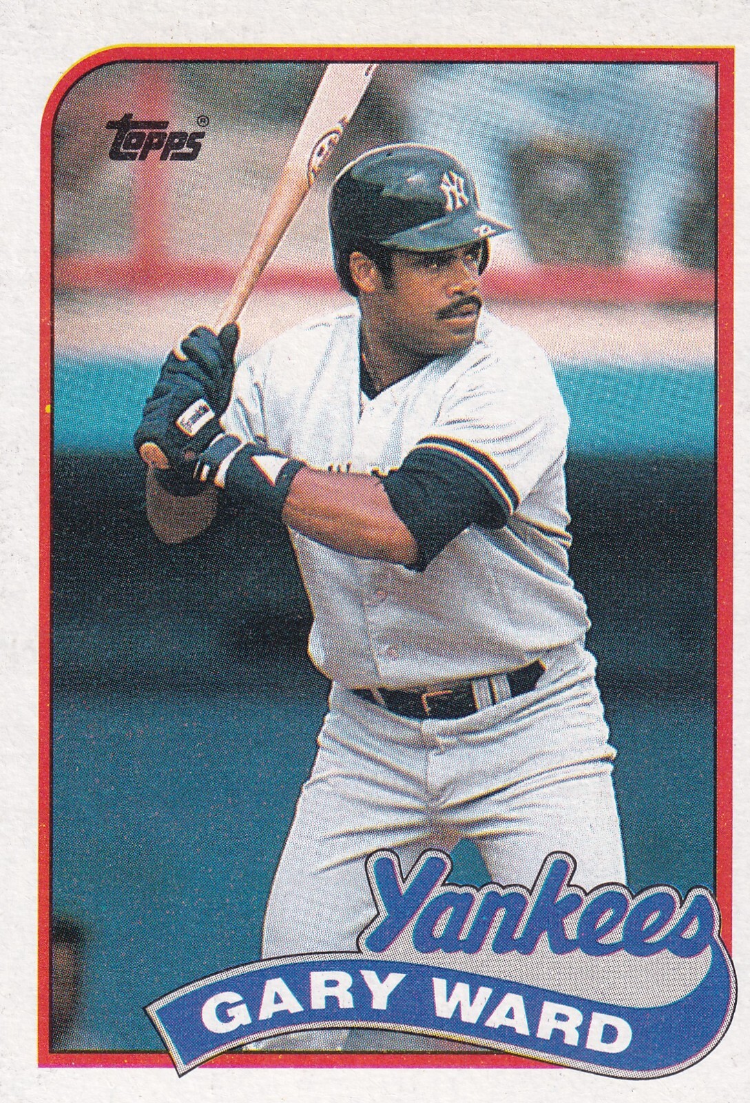 1989 Topps #302 Gary Ward MLB New York Yankees + (Yes 4 Free Mystery ...