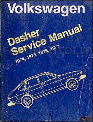 1975-1976-1977 VW Dasher Shop Manual 75-77 Volkswagen Volkswagon Repair ...
