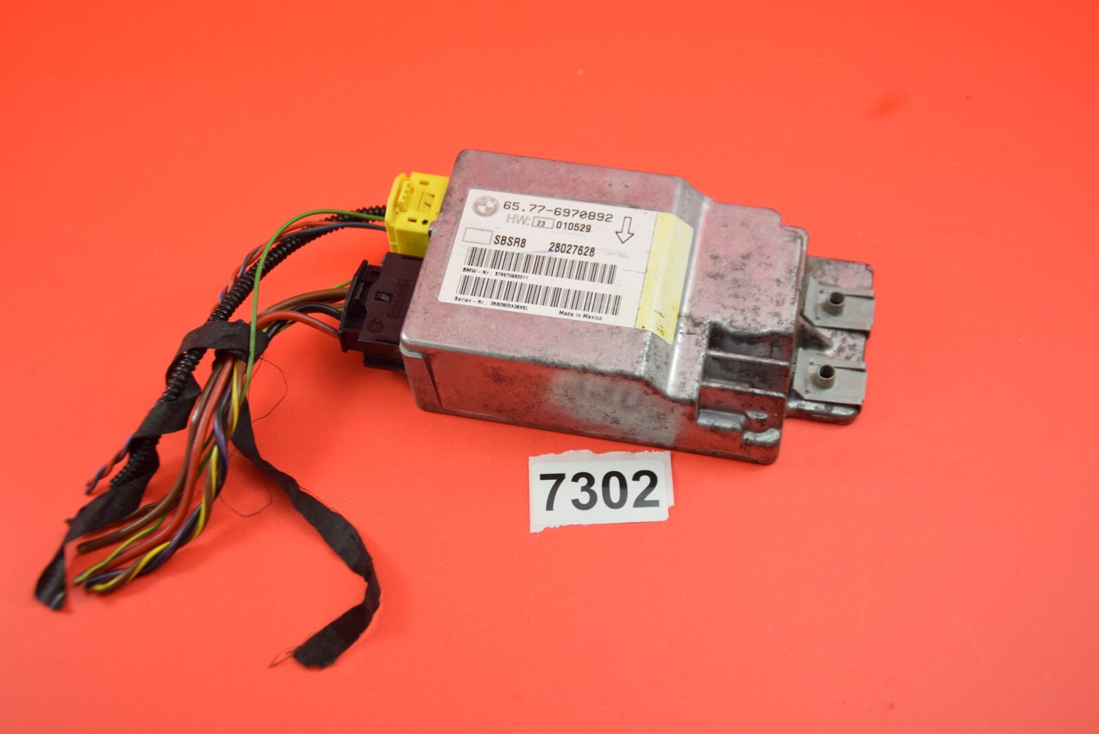 Y5 02-04 BMW E65 E66 745 750 760 B7 RIGHT SIDE B PILLAR FUEL SENSOR OEM ...