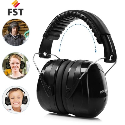 Earmuffs Noise Reduction 36dB Safety Ear Muffs Defenders Hearing ...