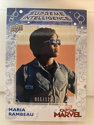 2020 Upper Deck Captain Marvel Supreme Intelligence Spectrum /125 Maria ...