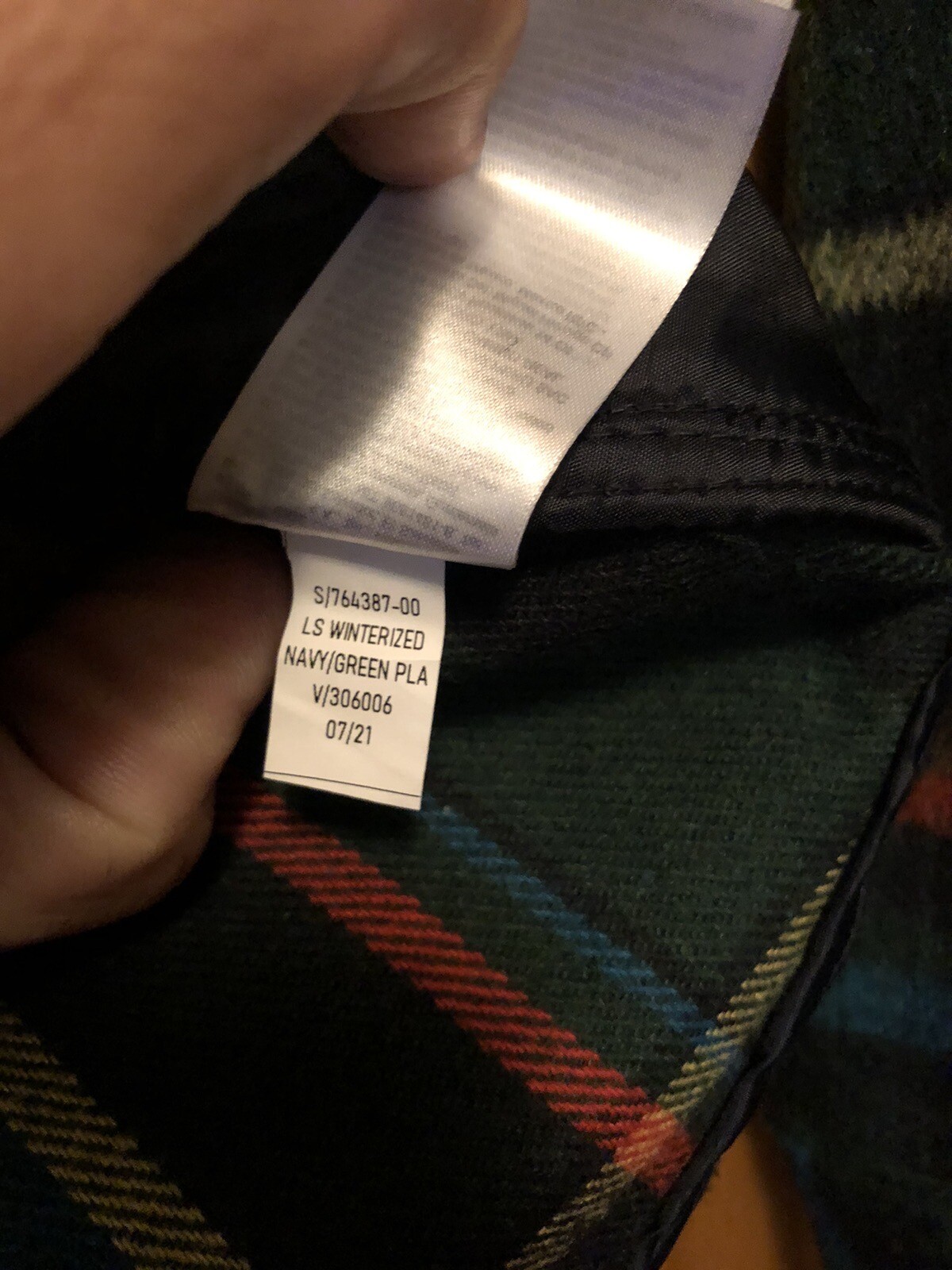 NWT 2021 Old Navy Heavy Weight Multicolored Flannel Chest/Hand Pockets ...