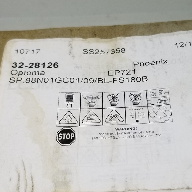 Optoma BL-FS180B Lamp for sale online | eBay