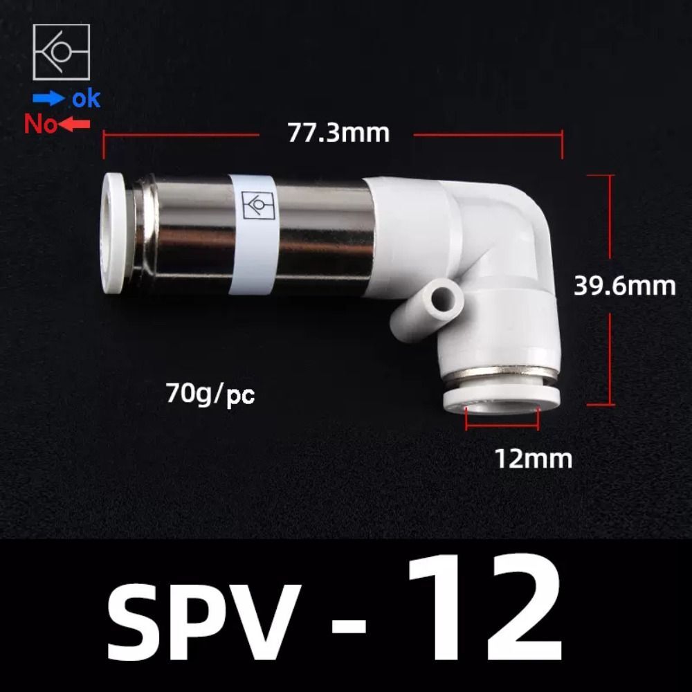 SPV SPU Pneumatic Pipe Control Valve One Way Check Valve One-way Valve ...