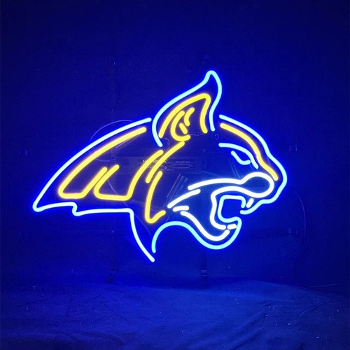 Bobcat Handmade Glass Visual Lamp Bar Neon Light Sign Gift Decor Shop ...