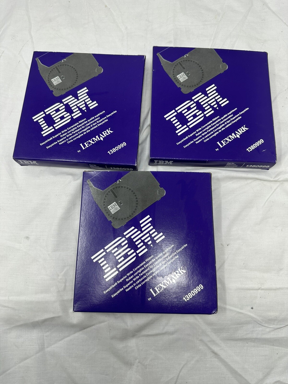 QUANTITY 3- Lexmark IBM 1380999 Typewriter Ribbon - New in Box ...