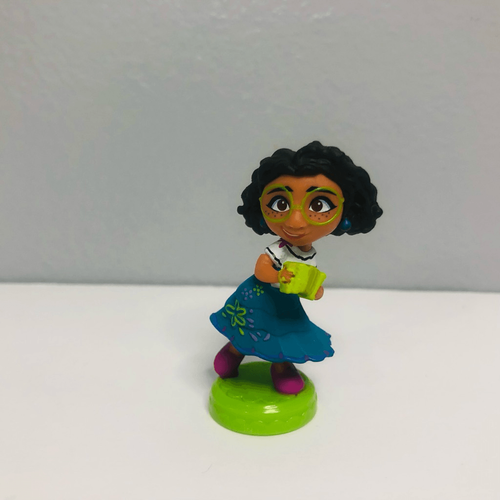 disney encanto mirabel figure 2 inch cake topper green round base ...