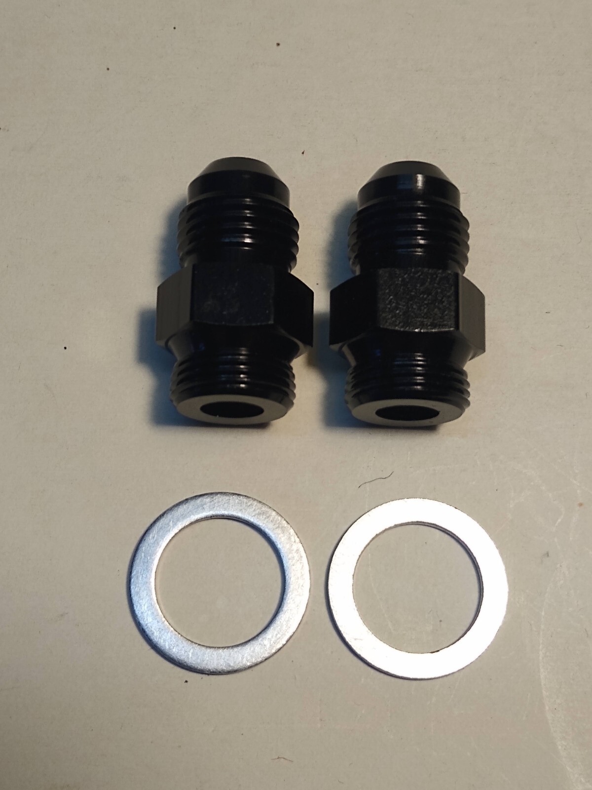 6an to 9/16-24 Holley and DEMON Carburetor Fitting Black. (Set of 2) | eBay