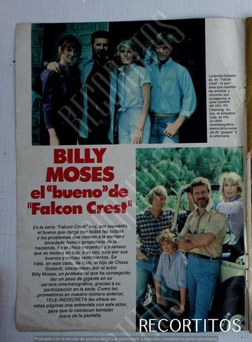 CLIPS TI 18 BILLY MOSES FALCON CREST | eBay