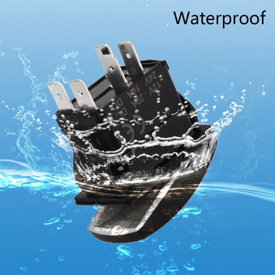 5 Pins LED Light Control Rocker Switch for ATV UTV ARB Carling Truck ...