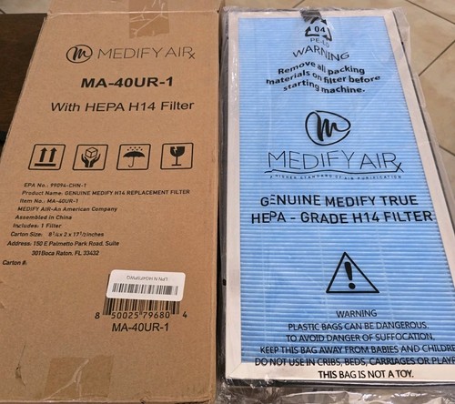 Medify Air Filter MA-40-UR-1 HEPA H14 Blue | eBay
