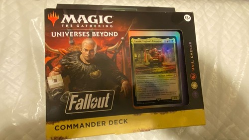 Magic the Gathering Fallout Hail, Caesar Commander Deck White/Red/Black ...