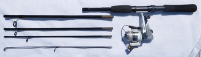 Mitchell Ultra-Light SPIDERCAST Deluxe Travel System 5 pc 5'-6 Rod ...