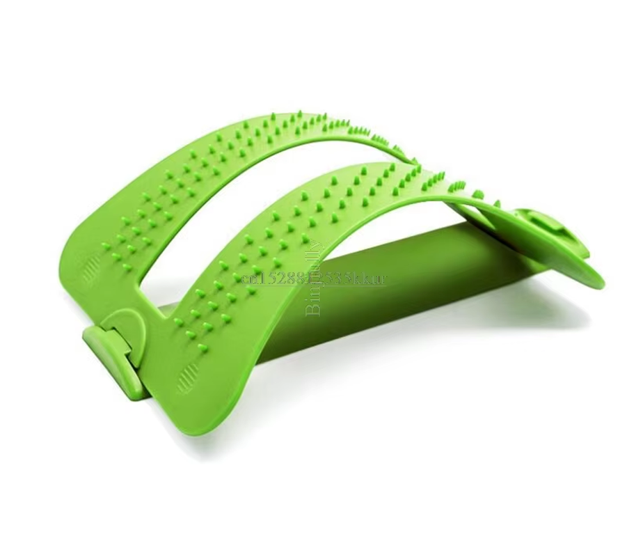 Neck & Back Stretcher Massager with Magnetic Acupressure Spine Pain ...