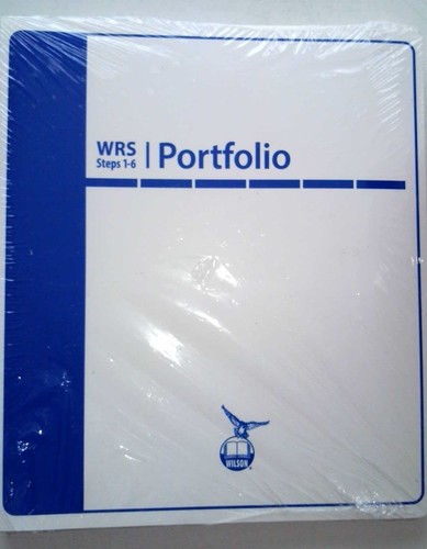 Wilson Reading System 4th edition WRS Steps 1 - 6 Portfolio notebook ...