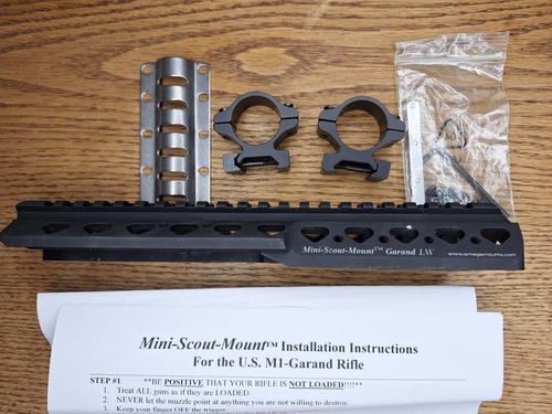 Amega Ranges M1 Garand Scout Scope Mount, Lightened Version Includes ...
