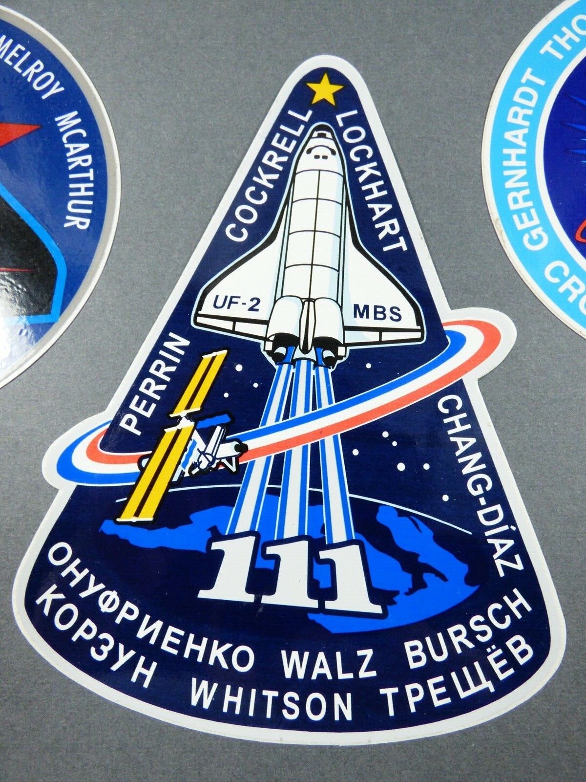 lot of 5 Space Flight Shuttle Sticker Decals Patches | eBay