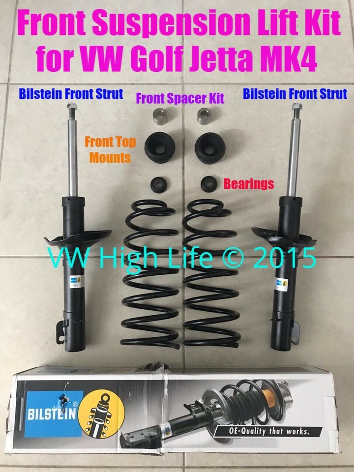 Lift Kit for VW MK4 Jetta 1999-2005 Golf GTI 1999-2006 Bilstein ...