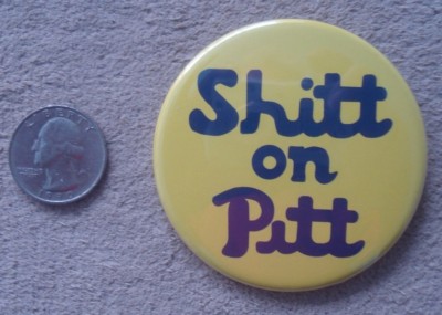 Penn State SHITT ON PITT Pin Free shipping | eBay