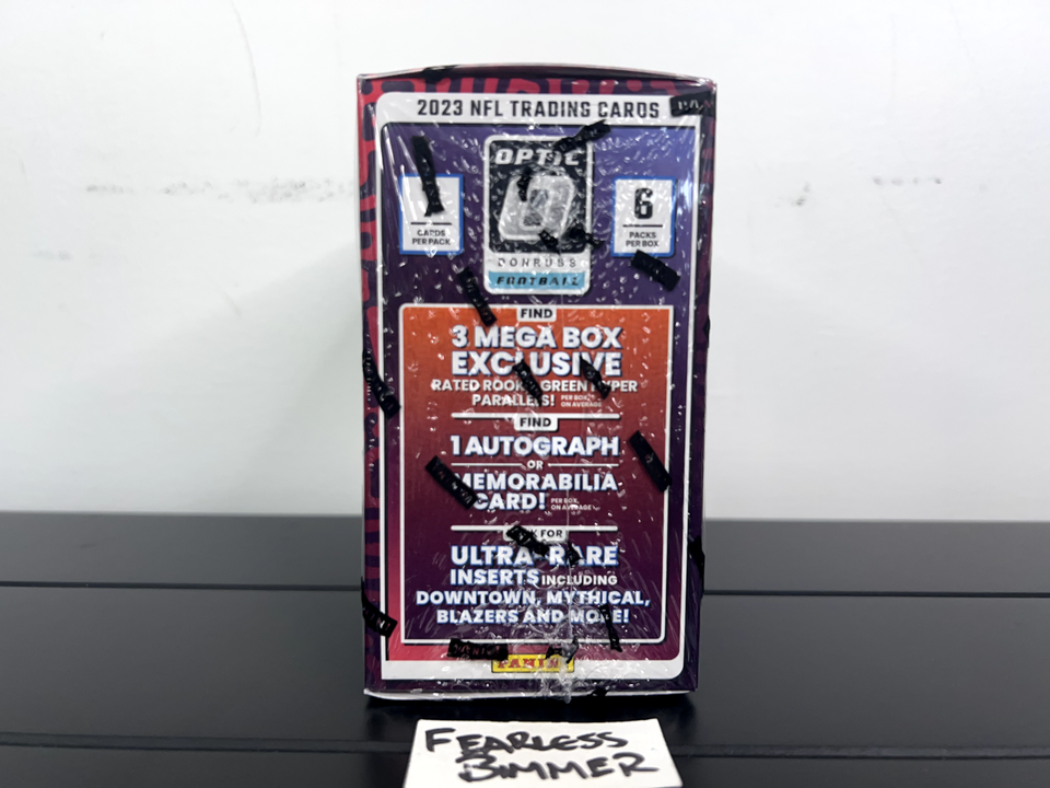 2023 Panini NFL Donruss Optics Football Mega Box Target Green Hyper ...