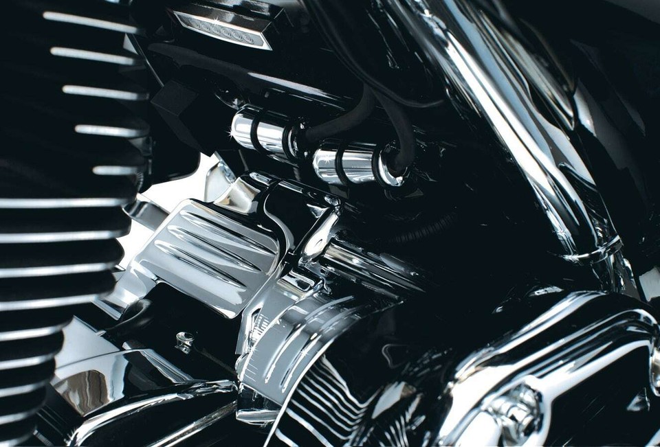 Kuryakyn 7779 Chrome Starter Mount Engine Cover for Harley Touring ...