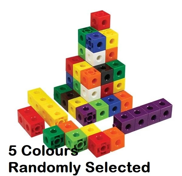 5 Linking Cubes Clipart