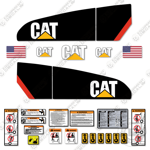 Fits Caterpillar 2P7000 Forklift Decal Kit - 7 YEAR OUTDOOR 3M VINYL ...